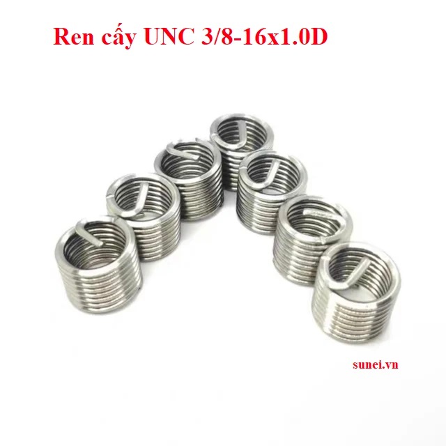Ren Cấy UNC 3/8-16x1D, Ren cấy hệ inch, lò xo inox 304, ren cấy helicoil tiêu chuẩn UNC | Shopee ...