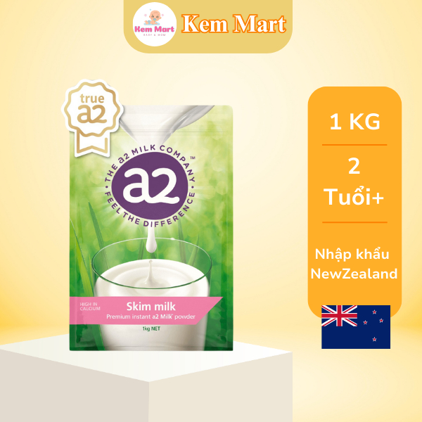 Sữa bột a2 Tách béo a2 skim milk túi 1kg | Shopee Việt Nam