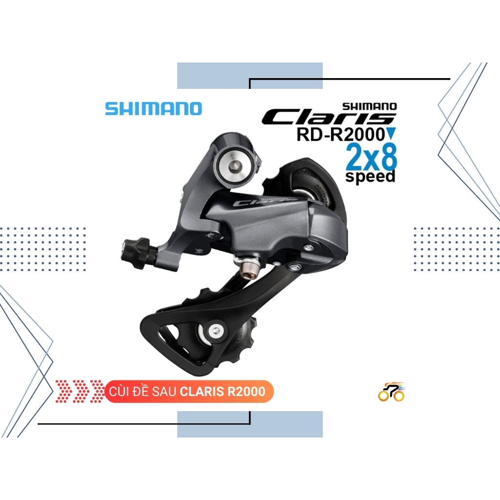 CÙI ĐỀ SAU - SHIMANO CLARIS RD R2000 - ROAD (8 TỐC ĐỘ) | Shopee Việt Nam