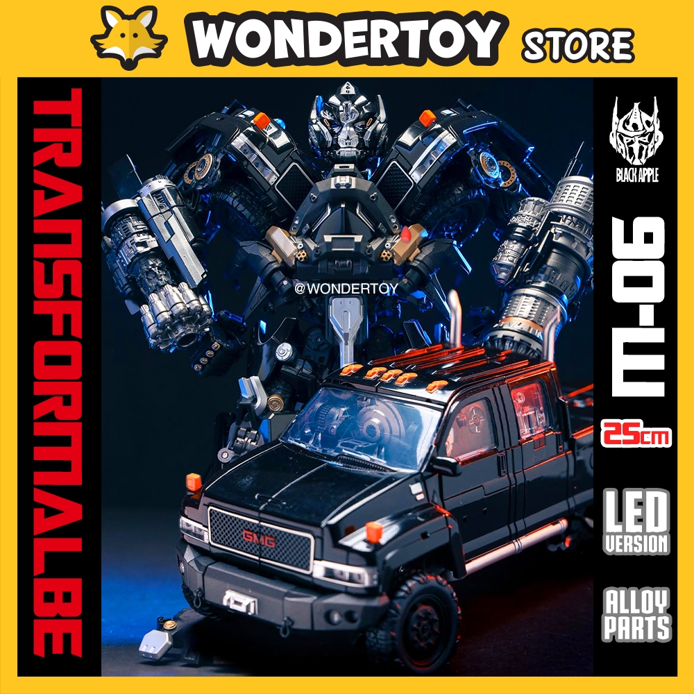 Mô Hình TF Weijiang Black Apple Ironhide M-06 2.0 Robot Biến Hình Xe ...