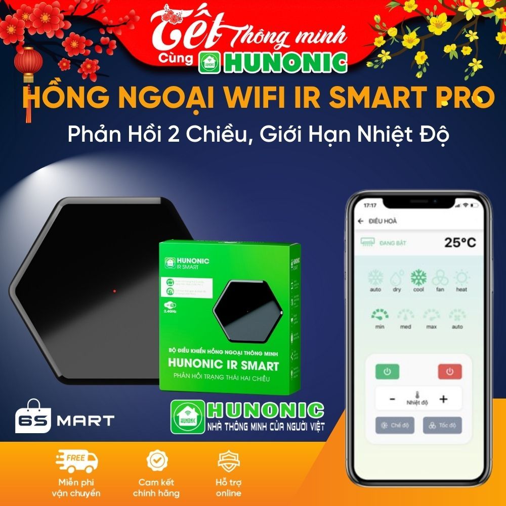 Bộ Hồng Ngoại Hunonic IR Smart Pro, Điều Khiển Hẹn Giờ Tivi Điều Hoà ...