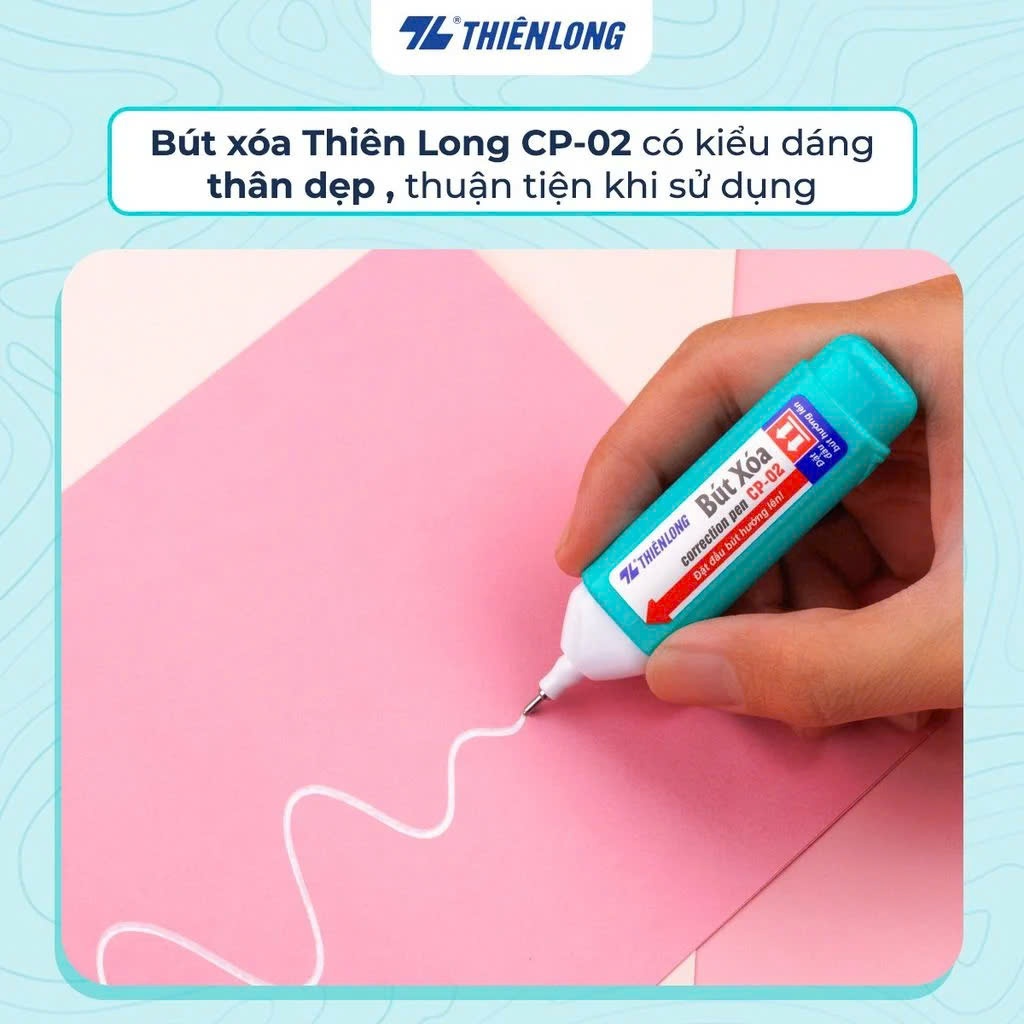 Bút xoá Thiên Long CP02- Bút xoá nước CHÍNH HÃNG | Shopee Việt Nam