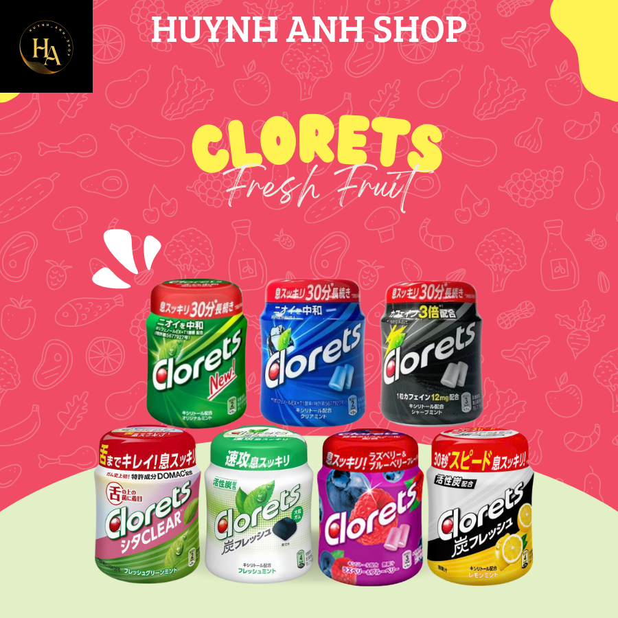 Kẹo cao su Clorets nội địa Nhật Bản (140g) | Shopee Việt Nam