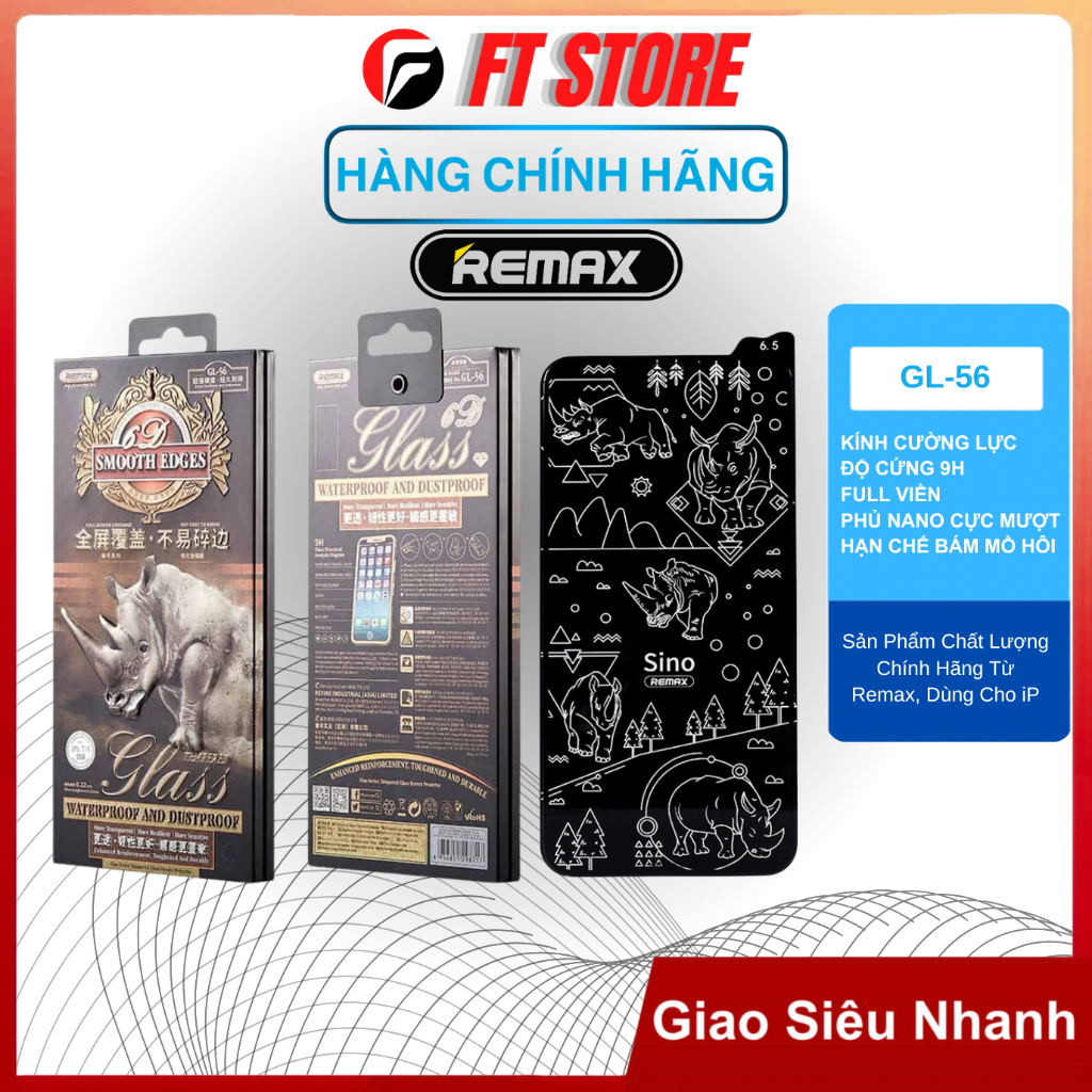 Kính cường lực REMAX GL-56 siêu cứng siêu bền trong suốt chống vỡ ...