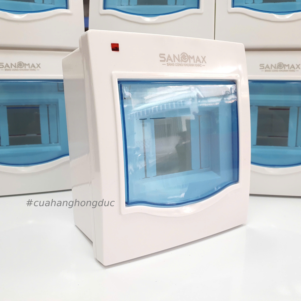 Hộp CB 4P lắp nổi âm tường 4 đường SANOMAX | Shopee Việt Nam