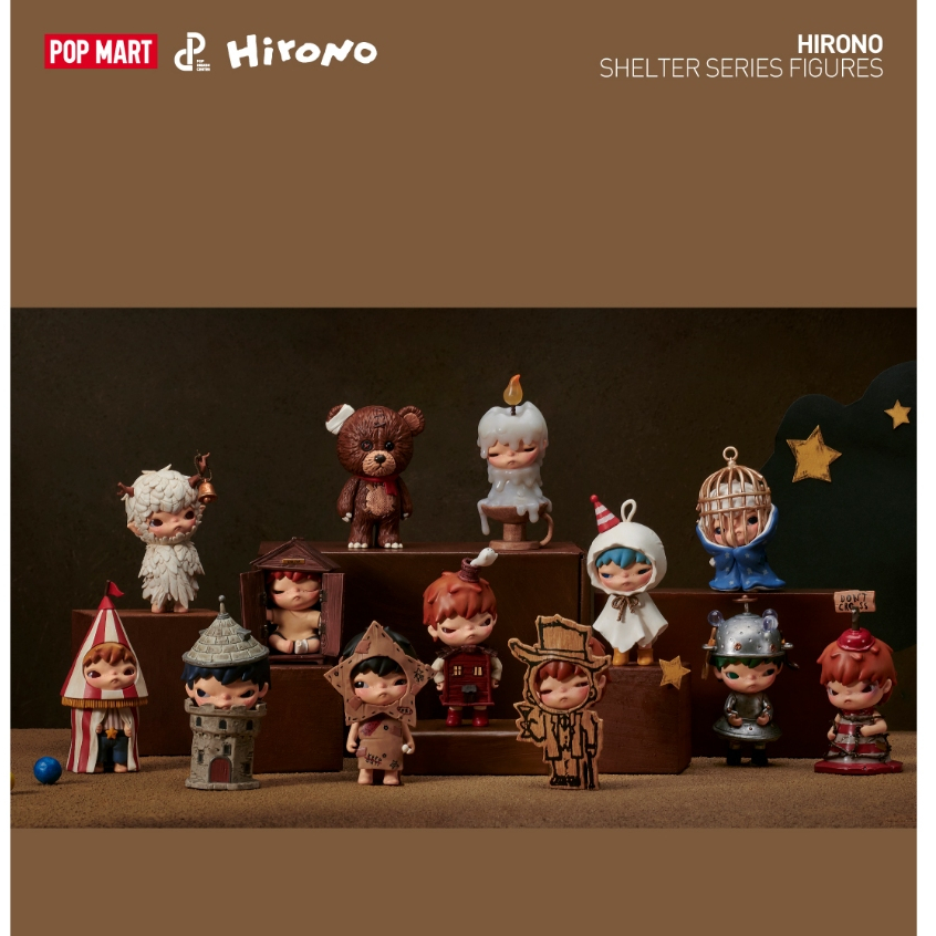 Blind box Hirono Shelter Series Figures ( Full Set 12 Box ) - POP MART ...