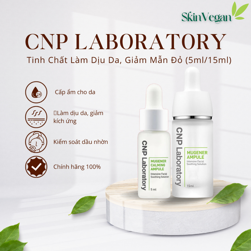 Tinh Chất Làm Dịu Da, Giảm Sưng Viêm Và Mẩn Đỏ CNP Laboratory Mugener Ampule 5ml/15ml | Shopee ...