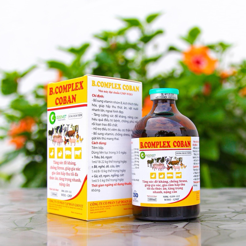 B.COMPLEX COBAN GOOVET lọ 100ml - Tăng sức đề kháng, hấp thụ tối đa ...