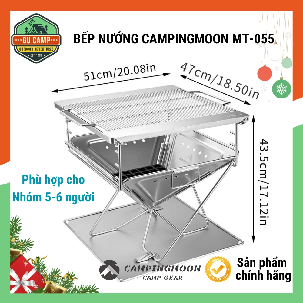 Bếp nướng Campingmoon MT-055 (Dùng cho 5-6 người) | Shopee Việt Nam