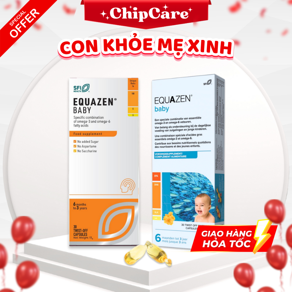 DHA Equazen cho bé từ 6 tháng -3 tuổi mẫu mới | Shopee Việt Nam