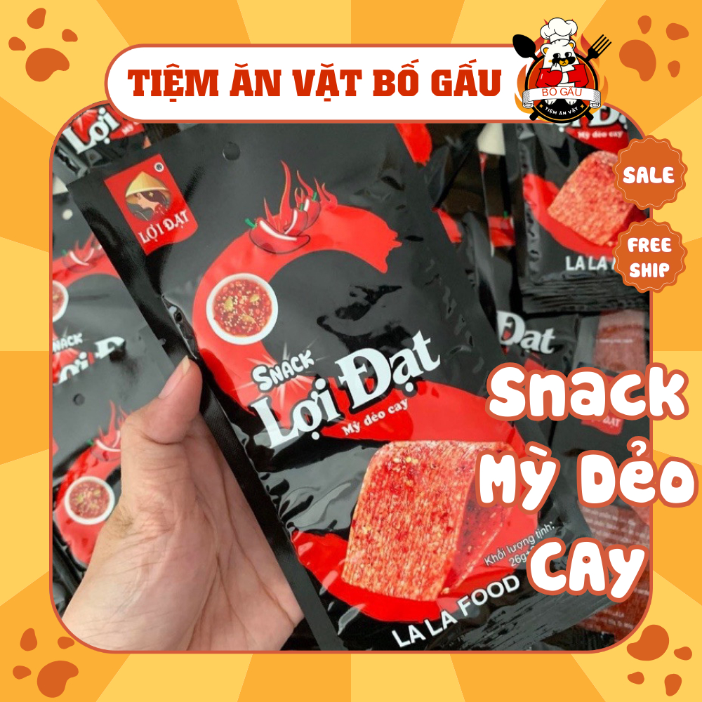 Snack Mỳ Dẻo Cay Lợi Đạt, Snack Cay Cay Tuổi Thơ, đồ ăn vặt cổng trường ...