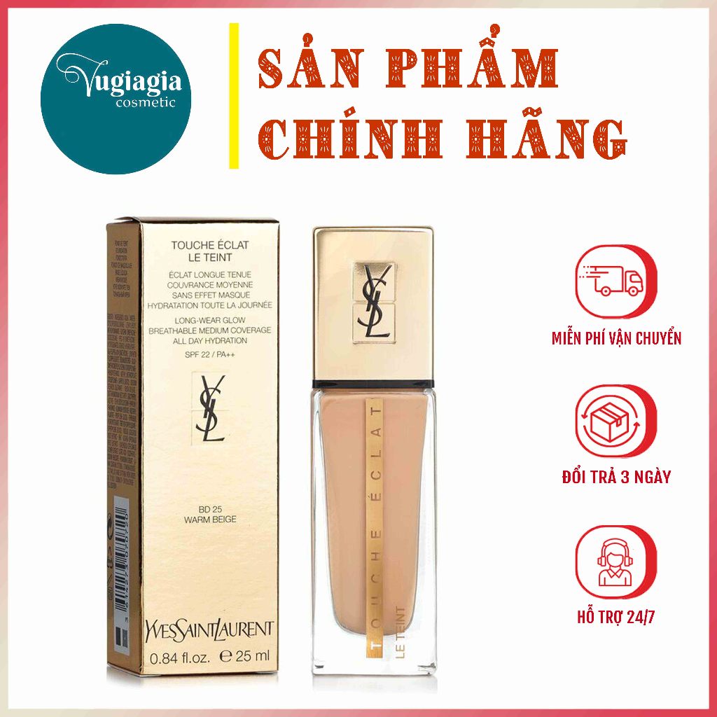 Kem Nền YSL Chính Hãng - Kem Nền YSL nắp vàng YSL Touche Eclat Le Teint ...