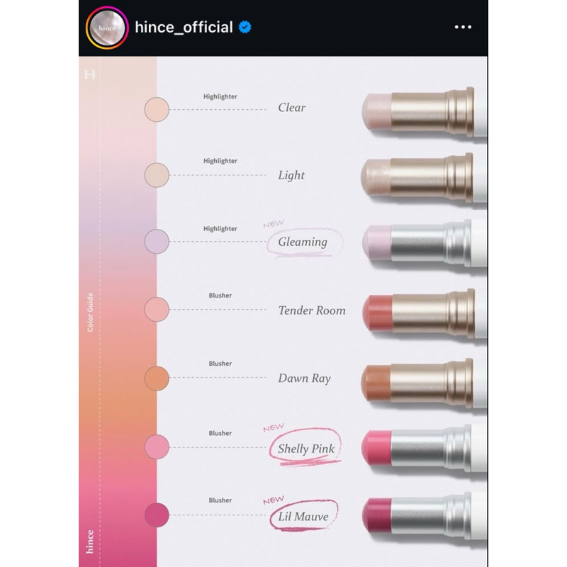 [hince] True Dimension Radience Balm - Highlight & Má hồng hince True ...