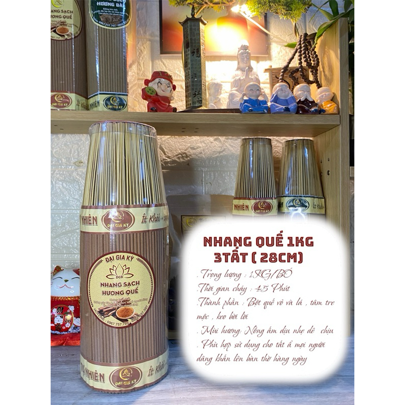 NHANG QUẾ 1KG 3 TẤT NHANG SẠCH ĐẠI GIA KỲ | Shopee Việt Nam