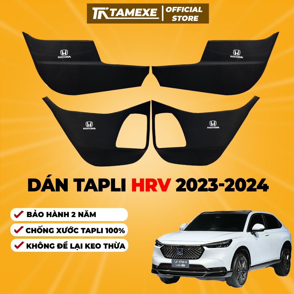 Miếng dán tapli cửa ô tô HONDA HRV 2023-2024 loại 1 TAMEXE chống trầy ...