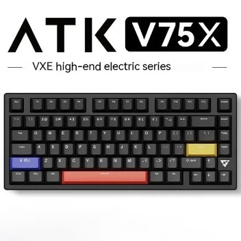 Bàn phím Gaming không dây VXE ATK V75X led rgb, 3 modes, nhôm CNC công ...