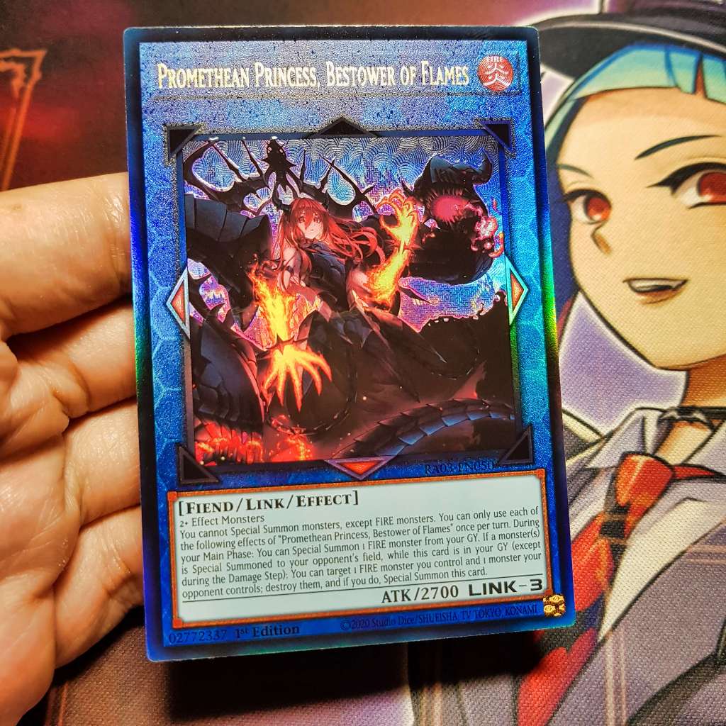 Thẻ bài Yugioh chính hãng | Promethean Princess, Bestower of Flames ...