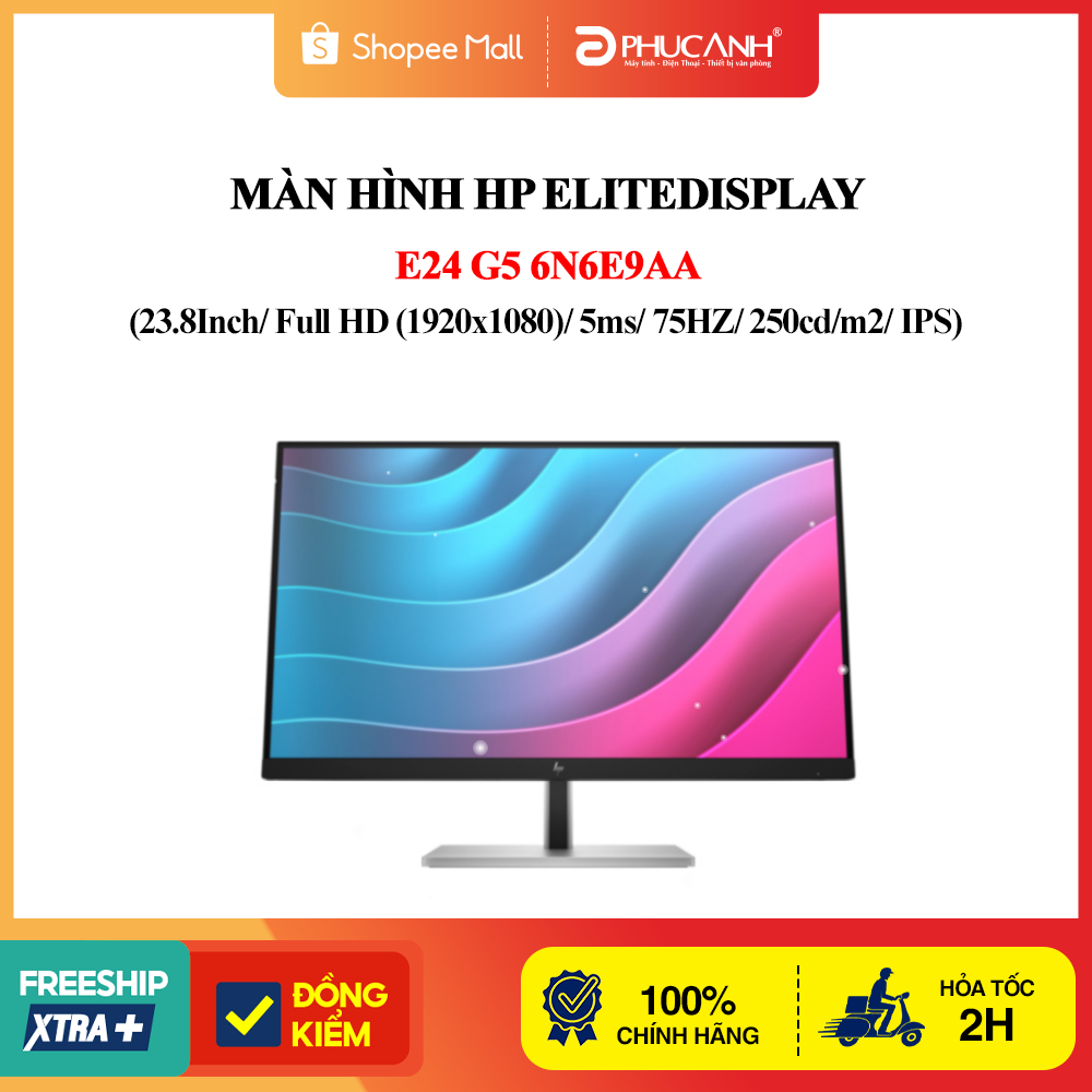 Màn hình HP EliteDisplay E24 G5 6N6E9AA (23.8Inch/ Full HD (1920x1080 ...