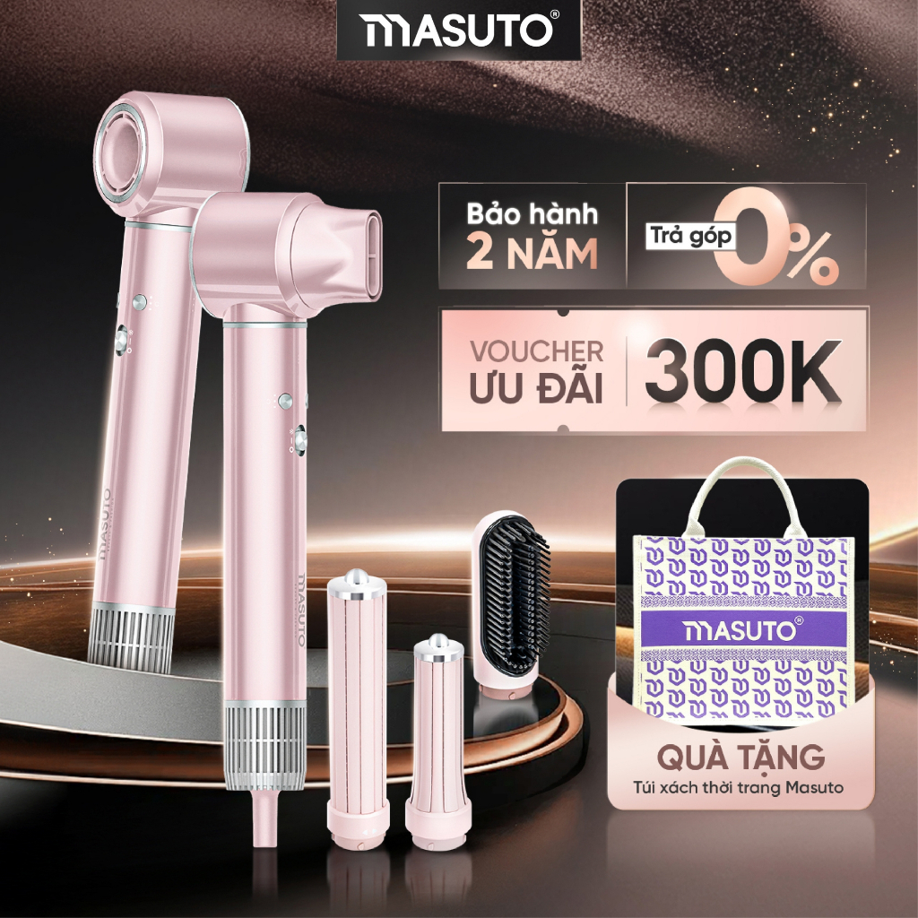 Máy Sấy Tóc Tạo Kiểu 5in1 Masuto Đa Chức Năng Công Nghệ Ion Giảm Hư Tổn ...