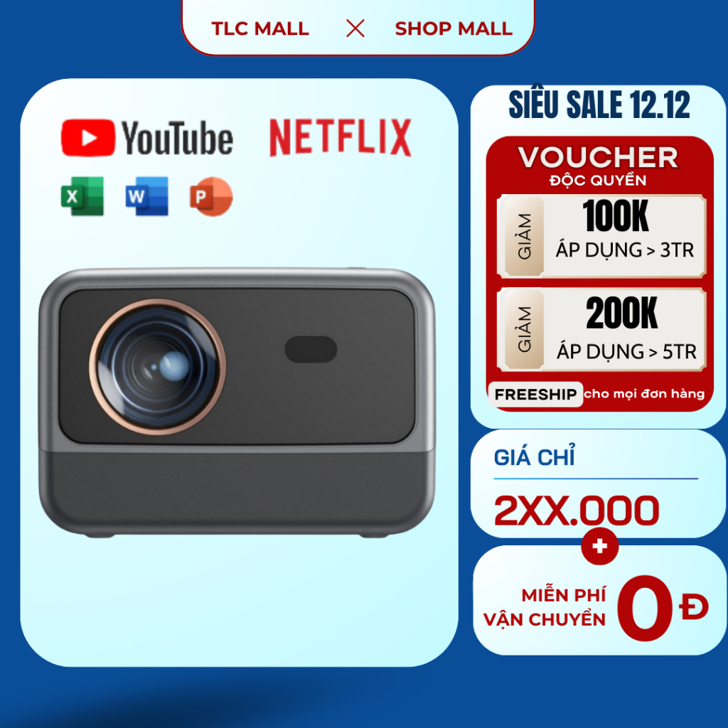 Máy chiếu phim KAW/SWI K960 Với độ phân giải 4K, full HD,siêu nét ...