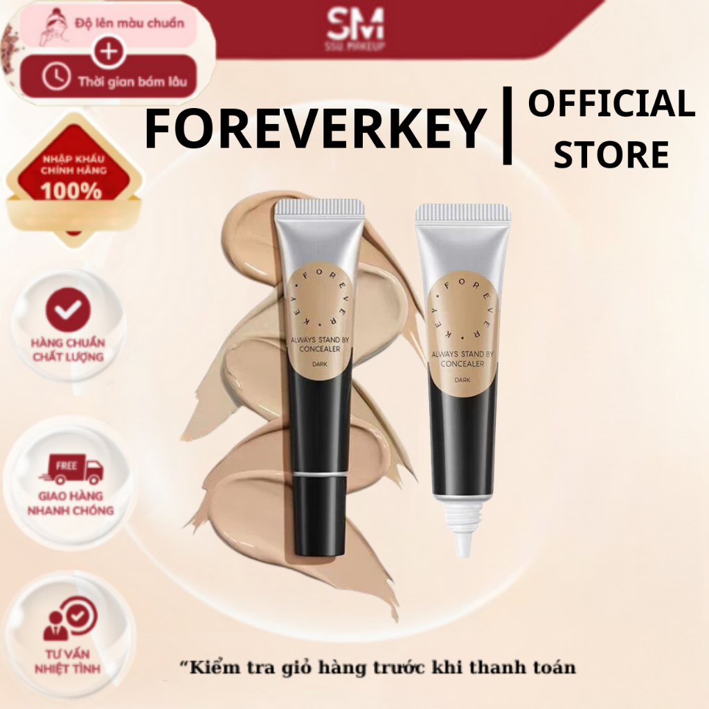 Foreverkey Che khuyết điểm Che khuyết điểm Che khuyết điểm Mặt quầng thâm mụn trứng cá Che ...