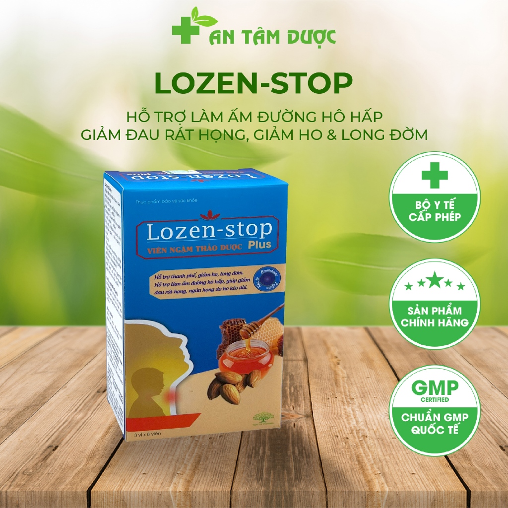 Viên Ngậm Ho Thảo Dược Hỗ Trợ Giảm Ho, Đau Rát Ngứa Họng Kéo Dài LOZEN ...