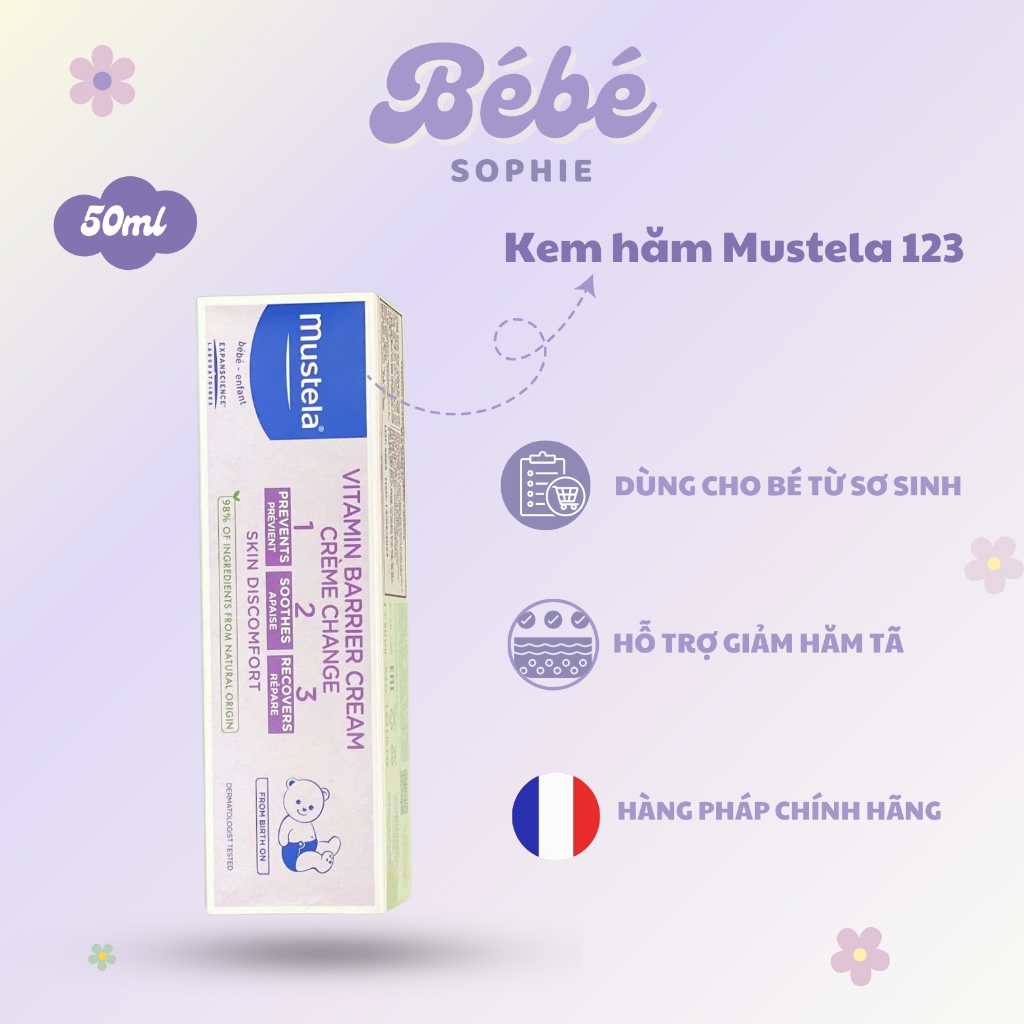 Kem hăm Mustela 123 CHANGE Pháp (𝐍𝐡𝐚̣̂𝐩 𝐤𝐡𝐚̂̉𝐮 𝐜𝐡𝐢́𝐧𝐡 𝐡𝐚̃𝐧𝐠) | Bebe ...