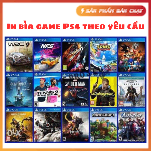 Bìa game Ps2, Ps3, Ps4 theo yêu cầu (Ps4 Cover Art) | Shopee Việt Nam