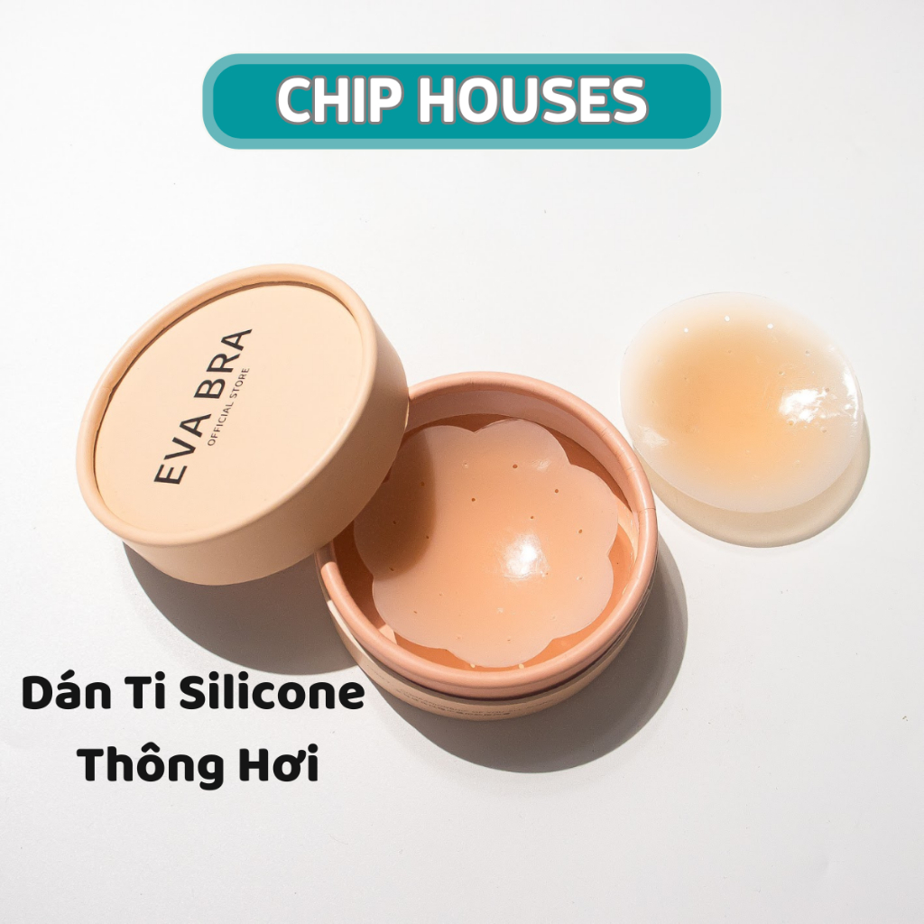 Miếng Dán Ngực Cao Cấp Siêu Mỏng Không Lộ Viền, Miếng Dán Ti Silicon Che Nhũ Hoa Eva Bra AN550 ...
