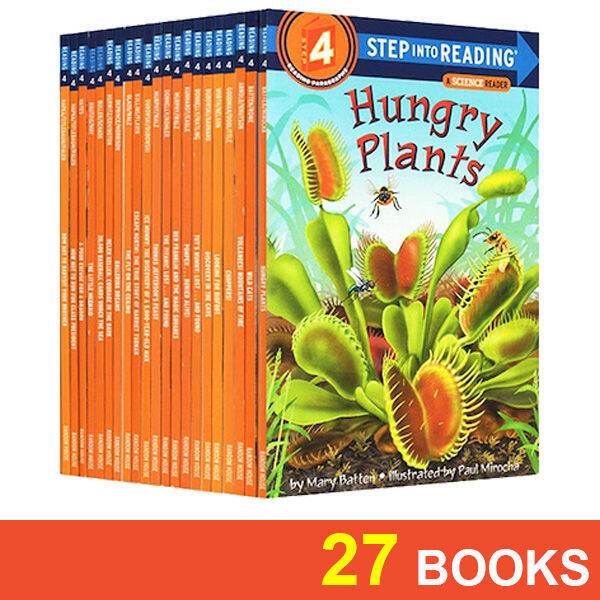 Sách tập đọc - Step into reading level 4, 27 cuốn tặng file nghe ...