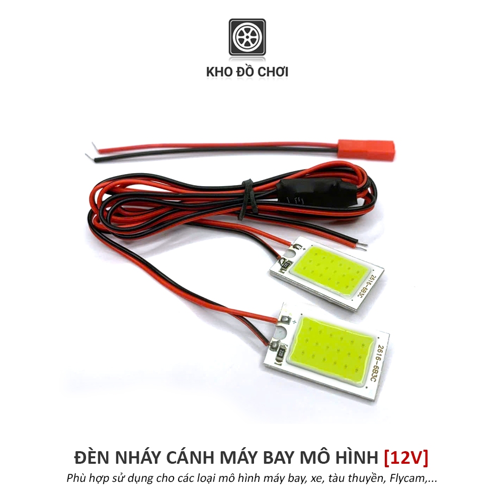 Đèn nháy gắn cánh máy bay, xe, tàu thuyền mô hình điều khiển (12volt ...