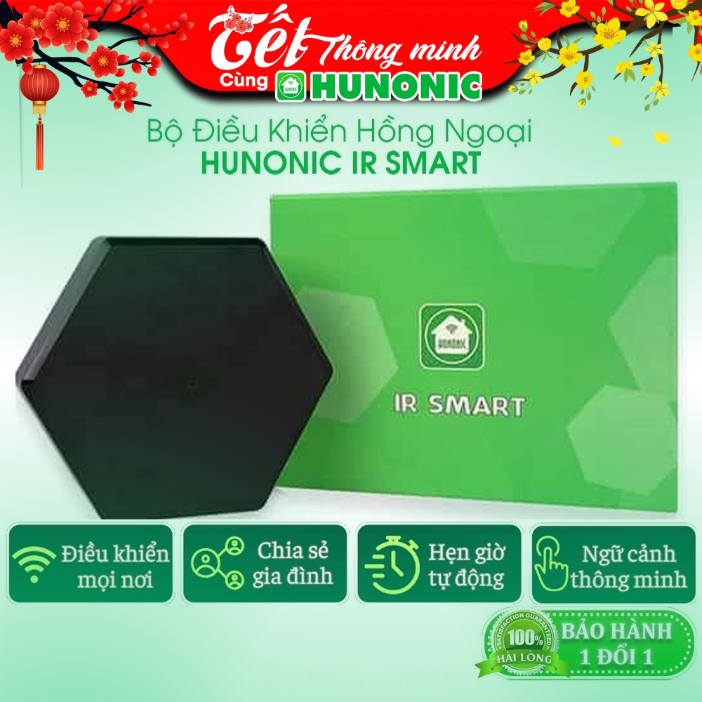 Bộ điều khiển hồng ngoại qua điện thoại dùng cho Tivi, Điều Hoà Hunonic ...