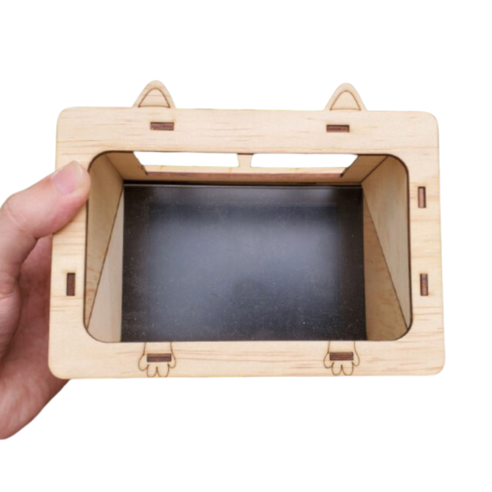 Bộ lắp ghép xem phim 3D hologram bằng gỗ Choice NH514 trò chơi stem ...