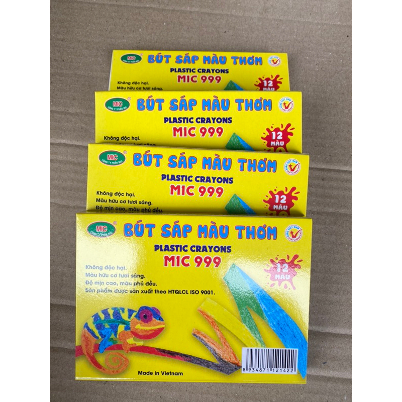 2 Hộp bút sáp Mic 12màu | Shopee Việt Nam