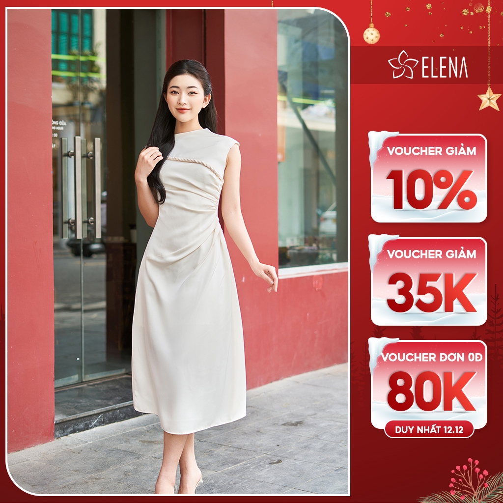 Váy Lụa ELENA Nhún Ly Eo Dáng Dài Kiểu Dáng Đơn Giản Thanh Lịch, Sang ...