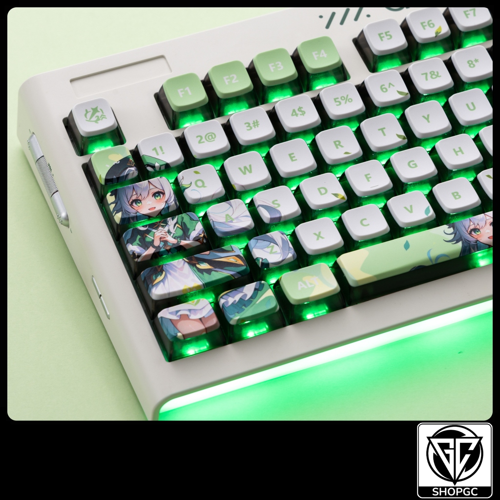 Keycap xuyên led Nahida | Keycap Pudding Xuyên Led dành cho bàn phím cơ ...