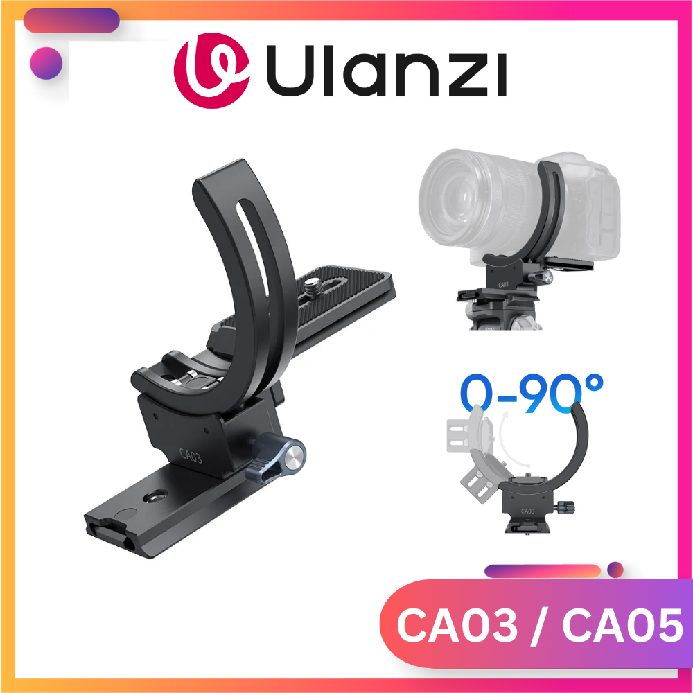 Ulanzi CA03 (95mm) / CA05 (75mm) - Vòng Chuyển Đổi Xoay 90° Hỗ Trợ ...