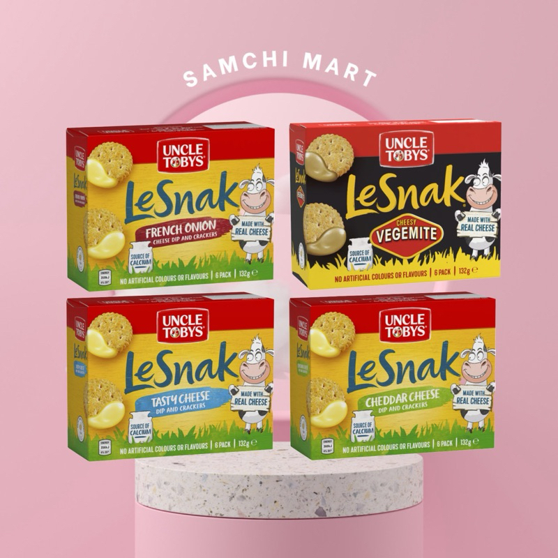 Bánh quy phomai cheese Uncle Tobys Lesnak hộp 6 khay | Shopee Việt Nam