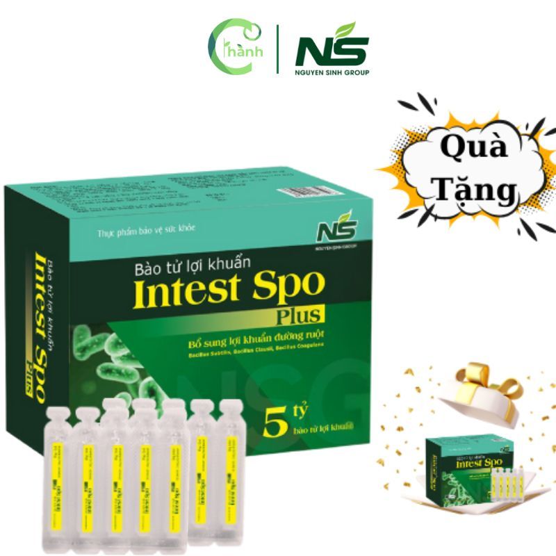 Bào tử lợi khuẩn Intest Spo Plus NS bổ sung 5 tỷ lợi khuẩn đường ruột ...