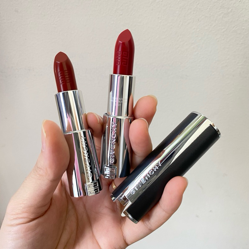SON GIVENCHY VỎ DA ĐEN MÀU 333 và 319 FULLSIZE FULLBOX | Shopee Việt Nam