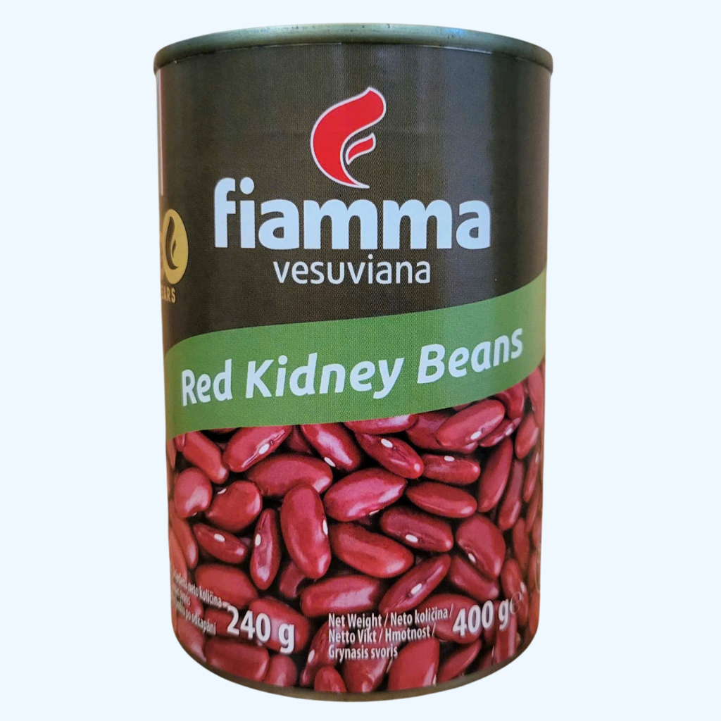FIAMMA -- Lon 400g -- ĐẬU ĐỎ (đậu thận đỏ) ĐÓNG HỘP – ITALIA ...