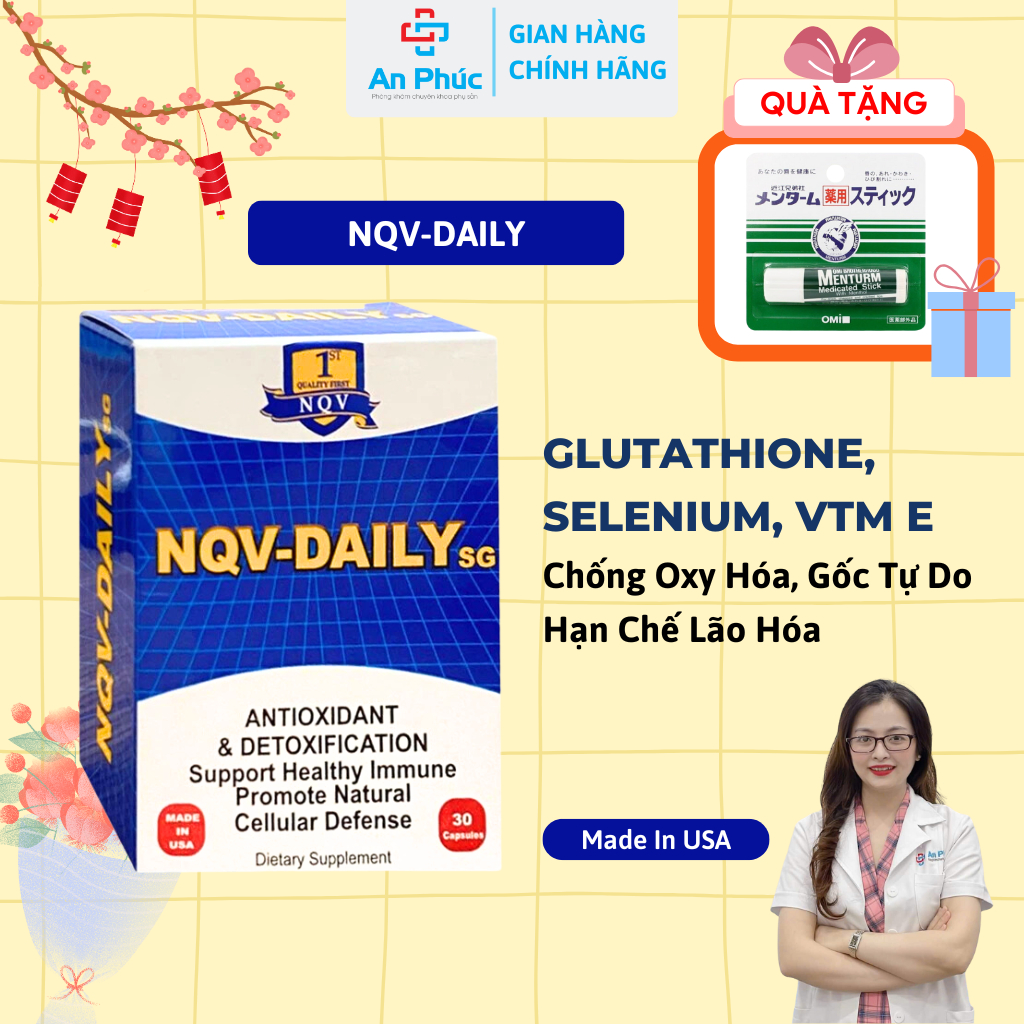 [SHOPEE LIVE] Viên uống NQV DAILY Hộp 30 Viên - Cải Thiện Sinh Sản, Hỗ ...