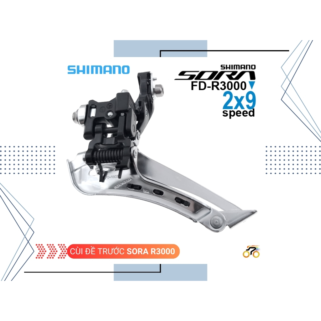 CÙI ĐỀ TRƯỚC - SHIMANO SORA FD R3000 - ROAD (BẮT SƯỜN) | Shopee Việt Nam