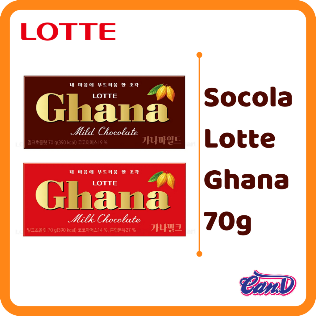 Socola Lotte Ghana 70g | Shopee Việt Nam