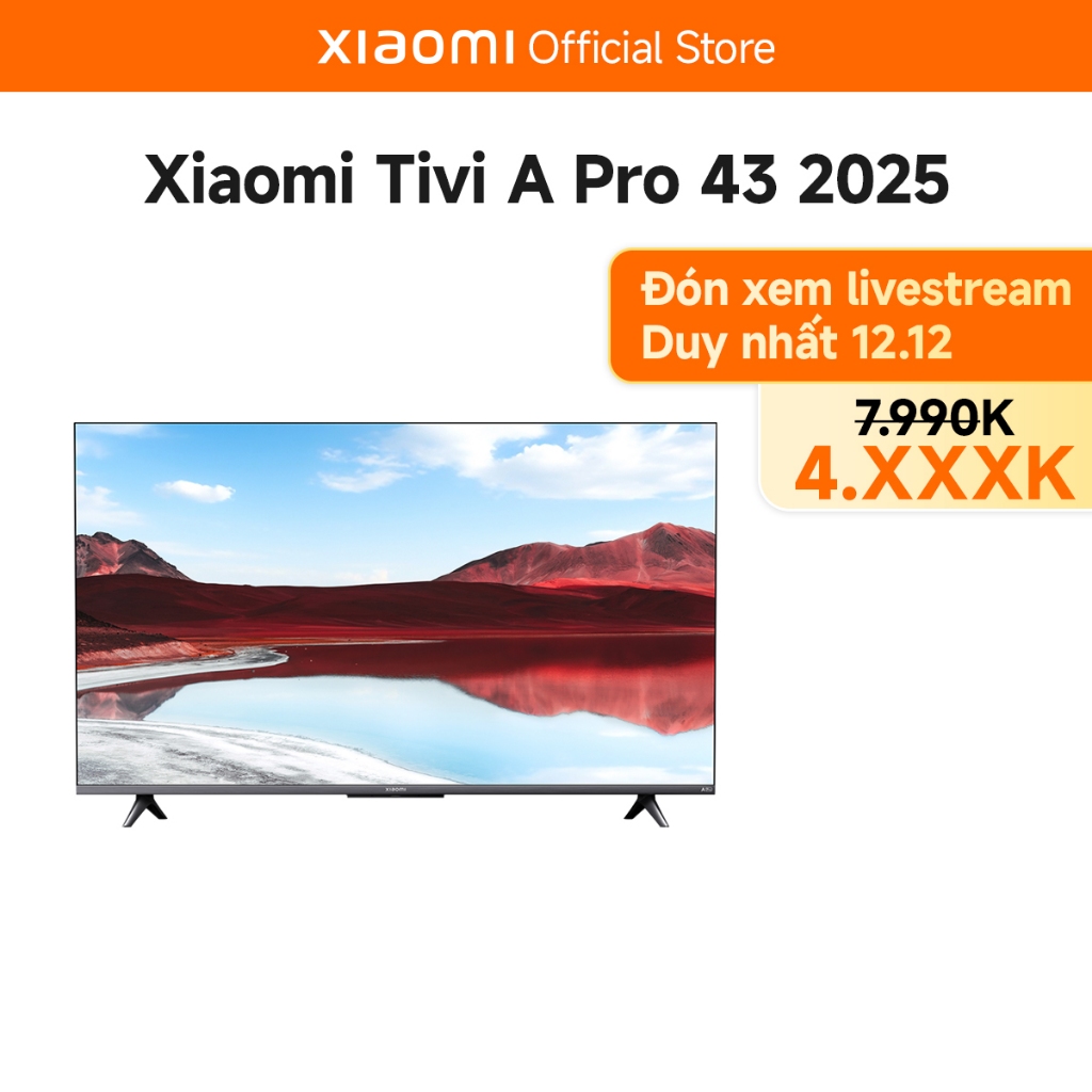 [ KOL LIVESTREAM ] Tivi Xiaomi A Pro 43inch 2025 Hệ điều hành Google TV ...