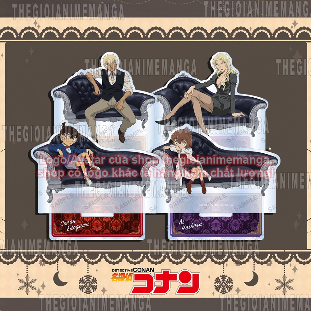 Mô hình standee DETECTIVE CONAN ver NGỒI GHẾ DÀI Thám tử lừng danh ...