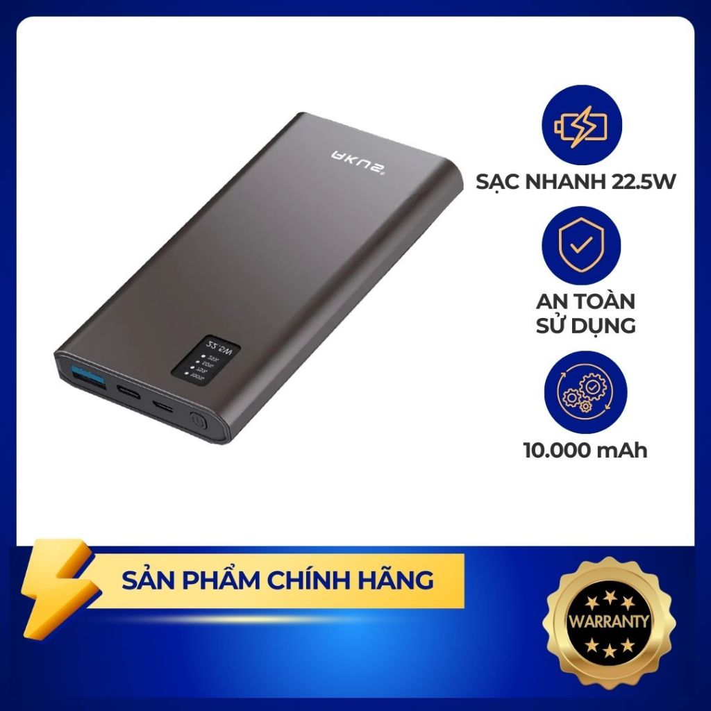 Sạc dự phòng 10000 mah sạc nhanh 22.5W AKUS DP260 - Hàng chính hãng ...