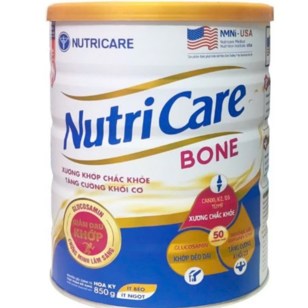 [HSD mới nhất 2026] Sữa Nutricare Bone 850g Bổ sung canxi giúp xương chắc khỏe (Mẫu mới ...