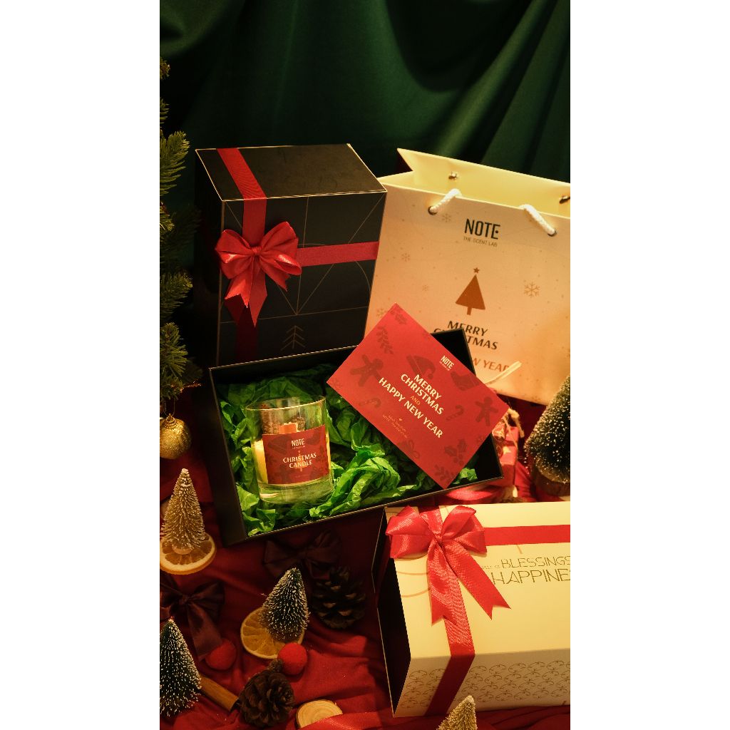 Set quà 1 Nến thơm Giáng Sinh | Note - The Scent Lab | Shopee Việt Nam