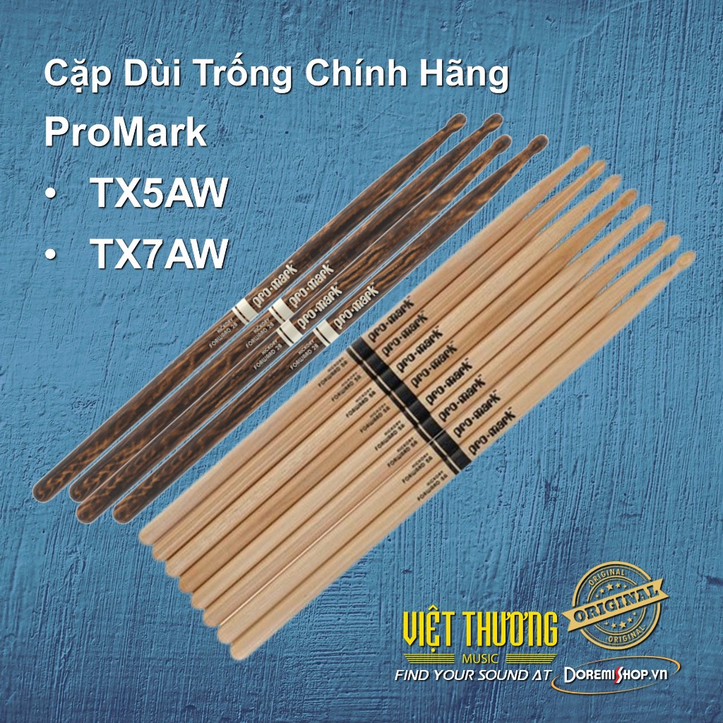 Dùi Trống Chính Hãng D'addario ProMark TX5AW TX7AW | Shopee Việt Nam